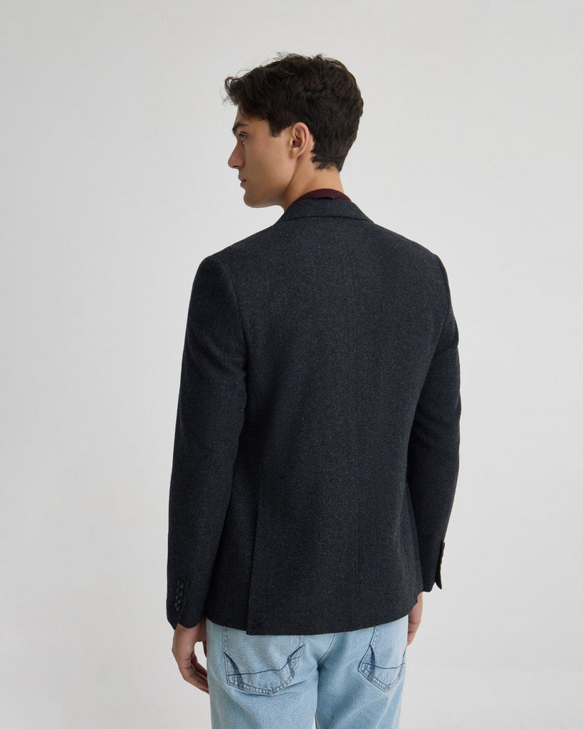 Blake Wool Blend Blazer – Premium Charcoal, Versatile Style for Any Occasion – Oxford Shop