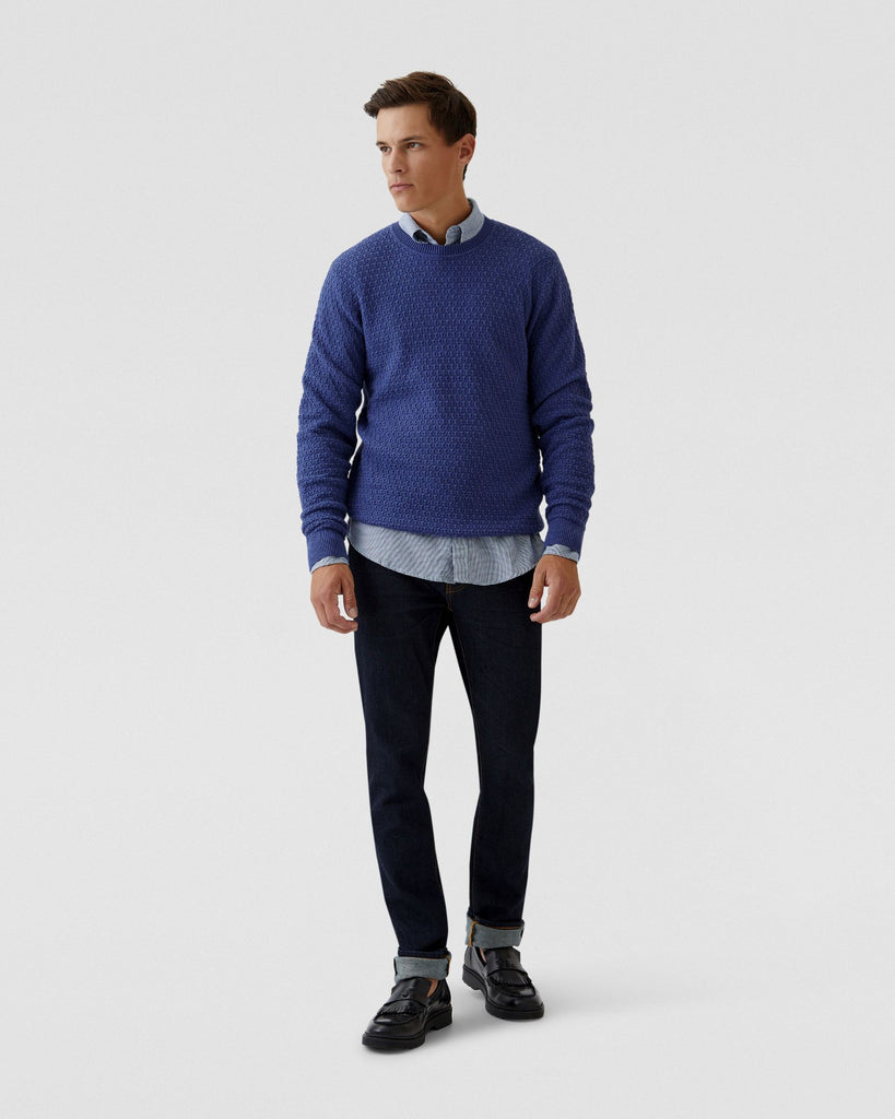 Toby Textured Cotton Knit – Oxford Shop