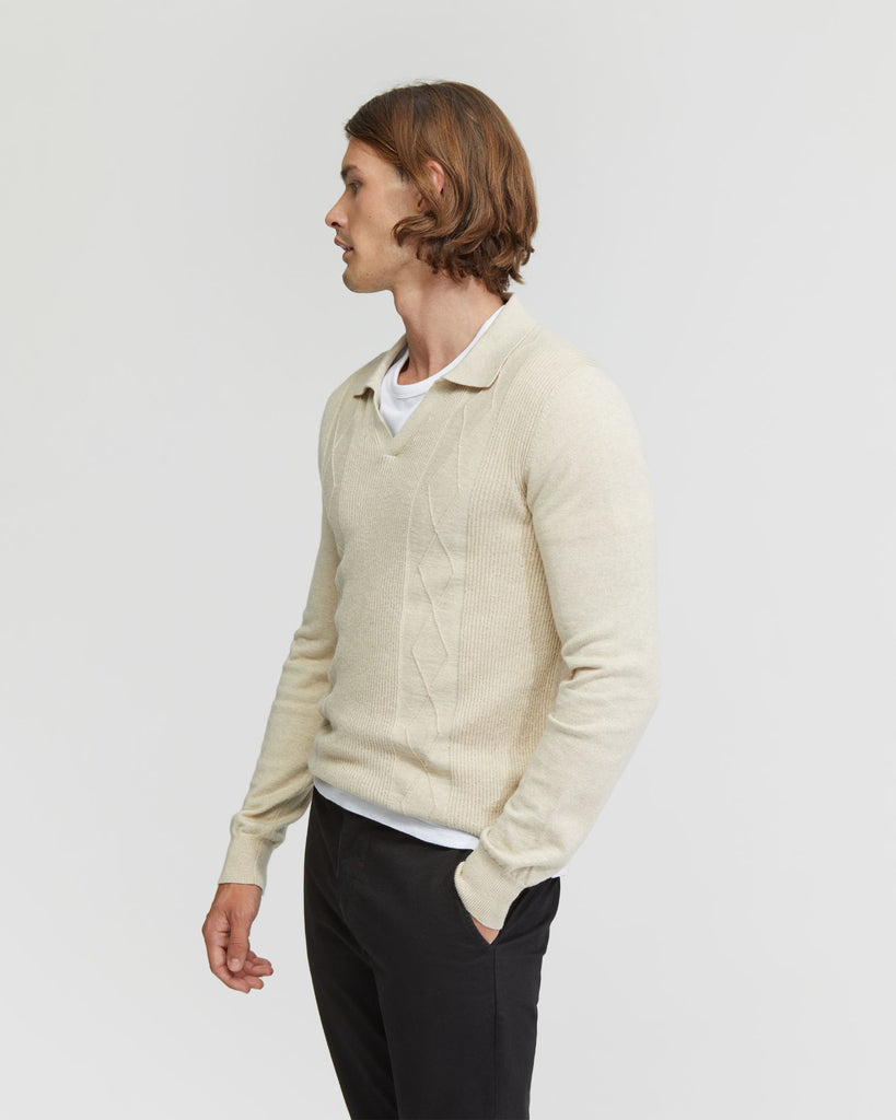 Rufus Polo Collar Knit – Oxford Shop
