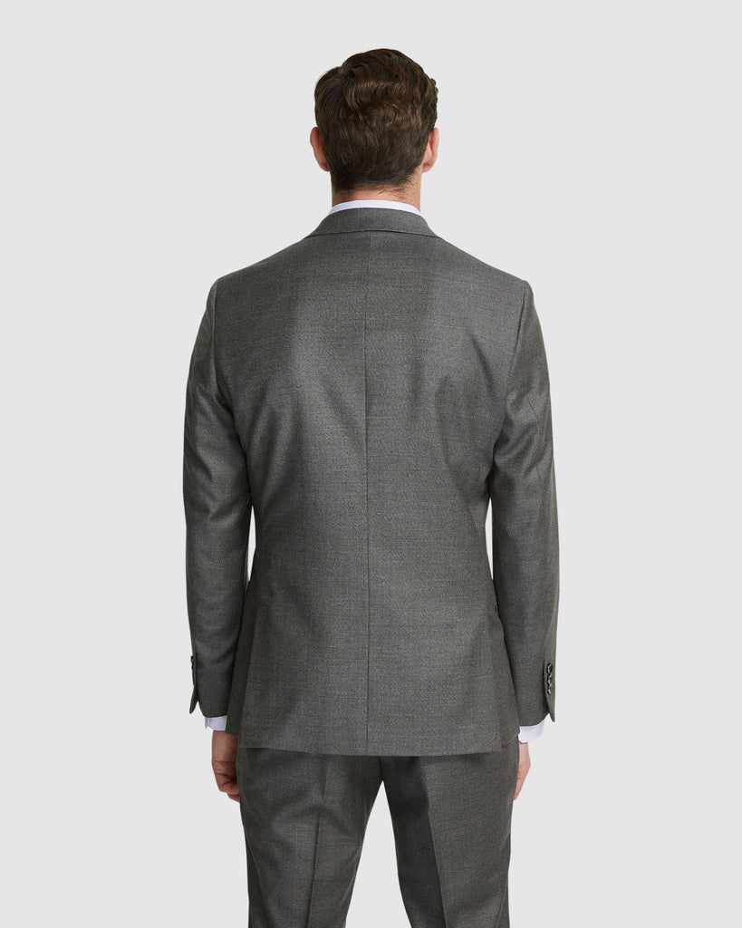 New Hopkins Wool Suit Jacket – Premium Merino Wool, Slim Fit, Check ...