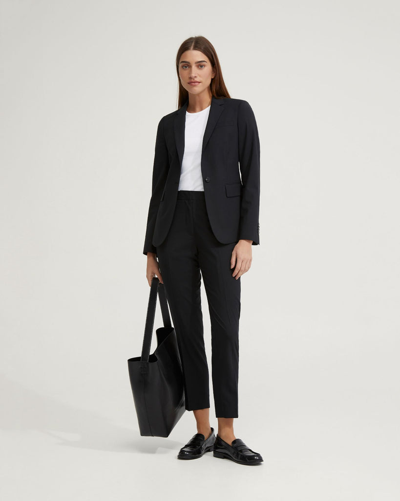 Alexa Wool Stretch Suit Jacket – Merino Blend, Slim Fit, Polished ...