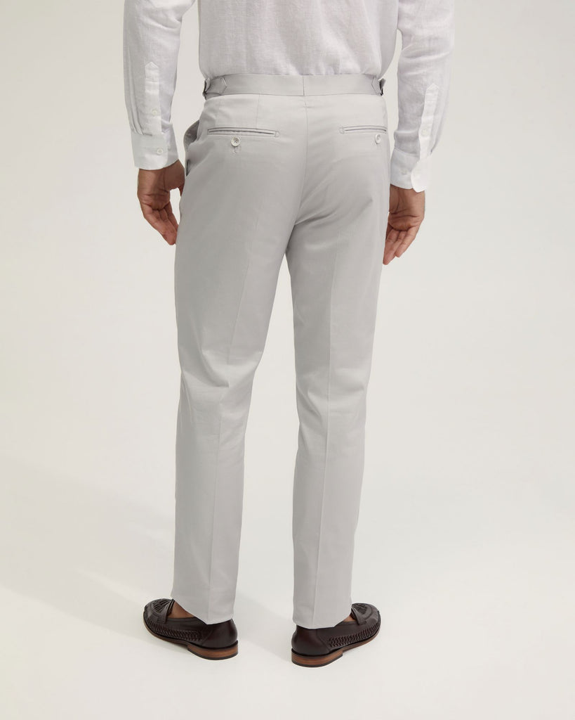 Byron Cotton Stretch Cuffed Trousers – Oxford Shop