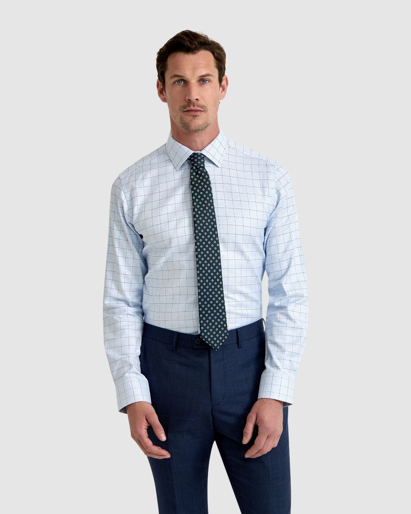 Beckton Luxury Check Shirt – Premium Slim-Fit Italian Cotton, Subtle ...