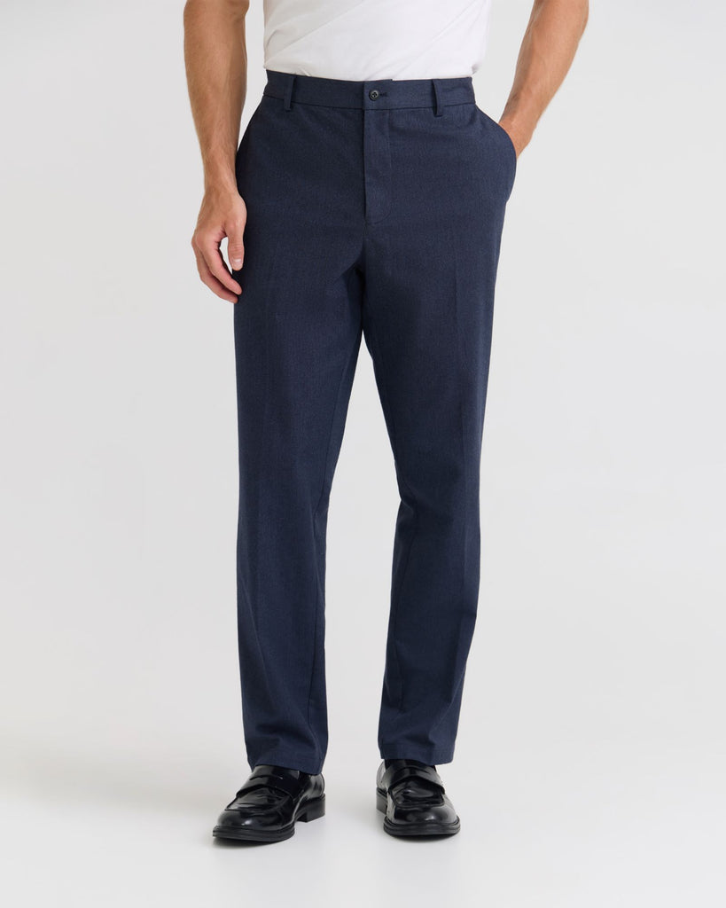 Marlo Herringbone Cotton Trousers – Oxford Shop