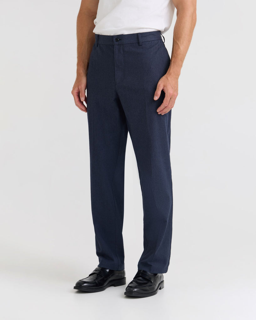 Marlo Herringbone Cotton Trousers – Oxford Shop